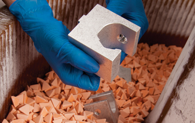 Vibratory Polishing or Tumbling for Micro Metal Part Finishing